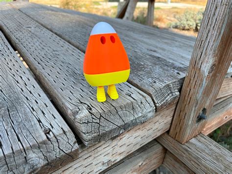Candy Corn 3d Printed Toy With Adorable Legs Etsy