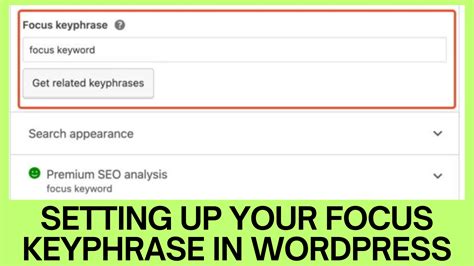 How To Set Focus Keyphrase In Wordpress Easy Method 2024 Meku Matramey