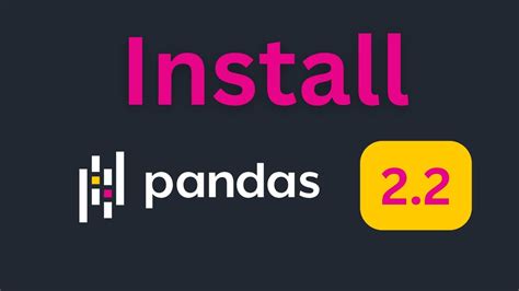 How To Install Pandas With Python Pip On Windows 1011 Youtube