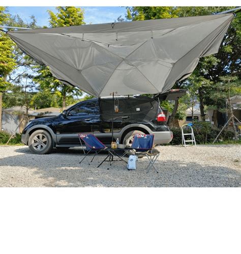 울프라운치 차량용 차박 캠핑 어닝 타프 대형 감성 자동차 차 그늘막 차광막 텐트 추천 티몬