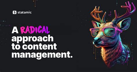 Statamic Is A Powerful Highly Scalable Cms Built On Laravel