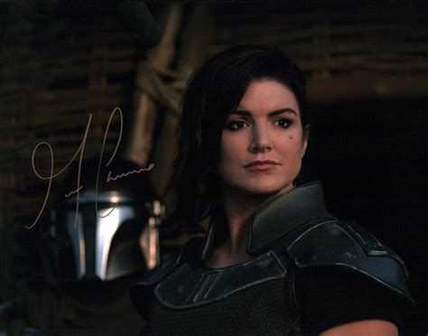 Gina Carano Star Wars The Mandalorian 11x14 Signed Photo Poster Jsa Ce
