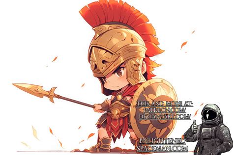 Chibi Olympus Ares The God Of War By Enlightenedspaceman On Deviantart