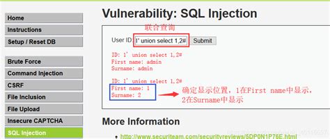 Kali渗透测试之dvwa系列（三）——sql Injection（sql注入）在kali中dvwa的安全级别设置为low然后完成 Sql Injection”中的注入 Csdn博客