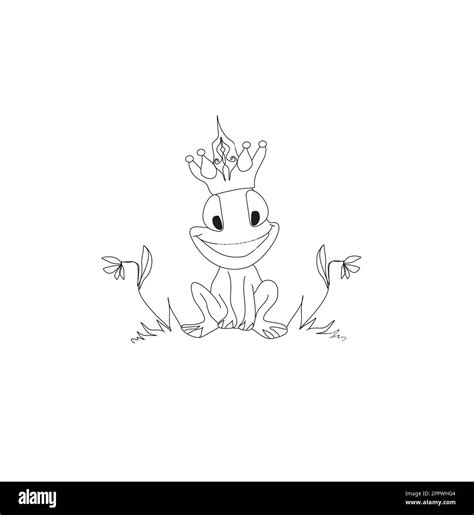 Frog Prince Cartoon Character Stock Vector Image And Art Alamy