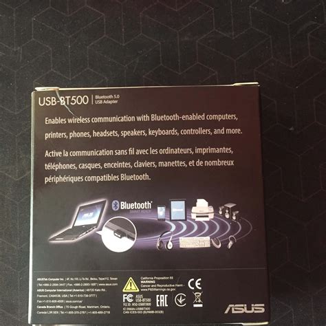Asus Usb Bt500 Bluetooth 50 Usb Adapter With Ultra Small Design Jawa