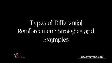 How To Use Differential Reinforcement In Aba Therapy Discovery Aba