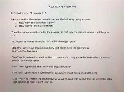solved csci 421 va project five refer to exercise 21 on