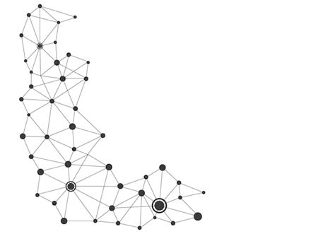 Premium Vector Polygonal With Connecting Dots And Lines