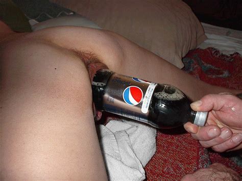 Wife Takes A Pepsi Bottle Inside Her Vag