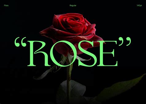 Flora Typeface Behance