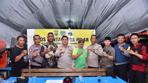 Polisi Dirikan 4 Pos Pantau Cegah Kriminalitas Jelang Sahur Di Cengkareng