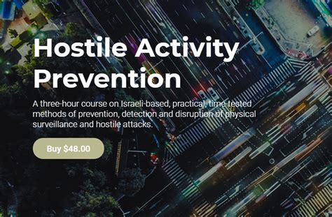 a very brief introduction to hostile surveillance