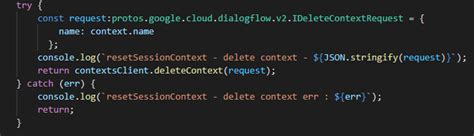 Cannot Delete Context In Mega Agent By Contextsclientdeletecontext