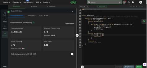 Gfg160 Geekstreak2025 Coding Problemsolving Dsa Manoj Yadav