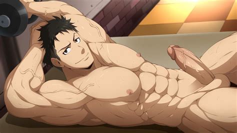 Rule 34 Abs Akitaru Oubi Bara Big Penis Enen No Shouboutai Fire Force Kuroshinki Large Penis