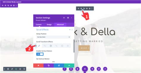 Make A Horizontal Or Vertical Scroll Section Page In Divi Divi Cake Blog