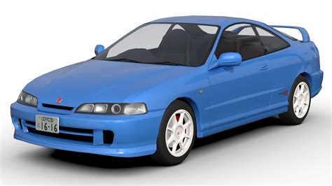 Honda Integra Dc2 Type R 1995 Download Free 3d Model By Lexyc16