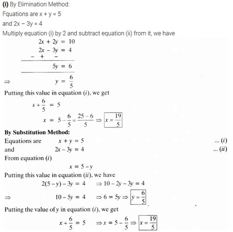 NCERT Solutions for Class 10 Maths Chapter 3 Pair of Linear Equations in Two Variables Ex 3.4