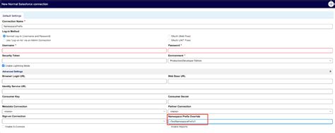 Automation V3 Defining A Namespace Prefix On A Connection Provar