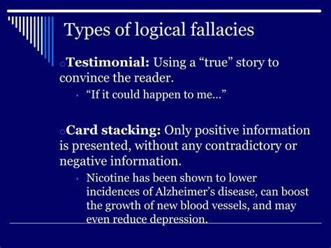 PPT Logical Fallacies And 4 Common Modes Of Writing PowerPoint Presentation ID 1427631