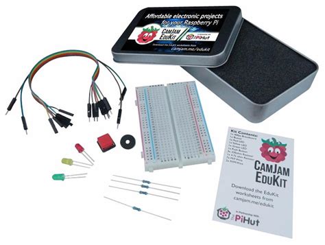 buy the pi hut camjam edukit for raspberry pi online cpc
