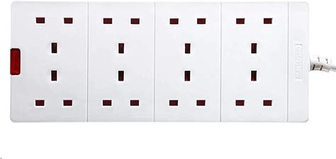 Masterplug Gang M White Extension Lead Yarm Diy