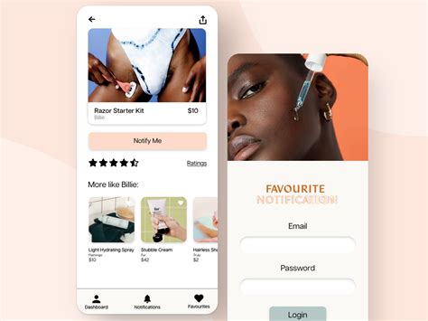 Favourite Notifications Mobile App By Kia Perry On Dribbble