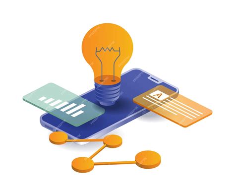 Premium Vector Information On Smartphone Data Analysis Ideas