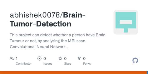 Github Abhishek0078brain Tumor Detection This Project Can Detect