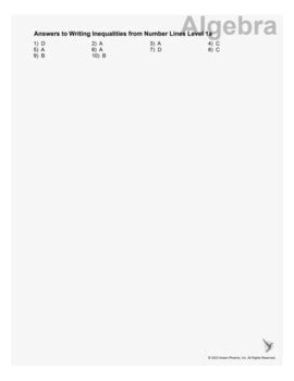 Writing Inequalities From Number Lines Level 1a 6eeb8 By Arisen Phoenix