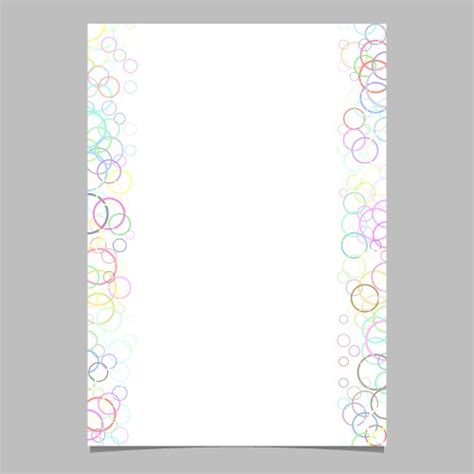Abstract Circle Pattern Brochure Background Vector Image