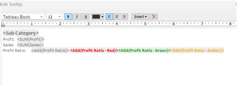 How To Apply Conditional Formatting To Tooltips In Tableau