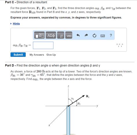 solved cartesian vector addition part a resultant of