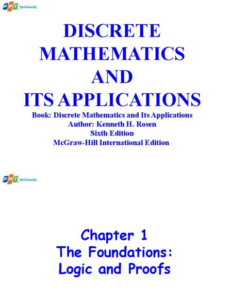 01 Introduction Chapter01 Propositional Logic Pdf Proposition