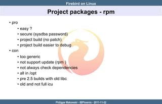 Firebird On Linux PDF Operating Systems Computer Software And Applications