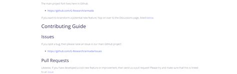 Improving Contributing Guide Issue Armadaproject Armada GitHub