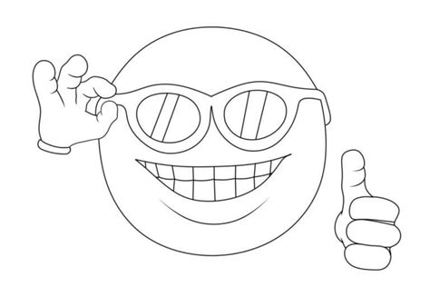 Smiley Face Coloring Pages Coloringlib