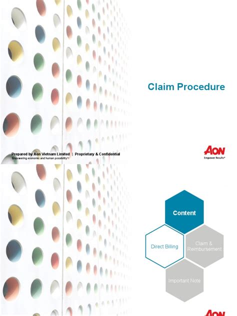 Claim Procedure Prepared By Aon Vietnam Limited Proprietary