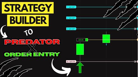 Strategy Builder Entries With Predator Order Management Ninjatrader Youtube