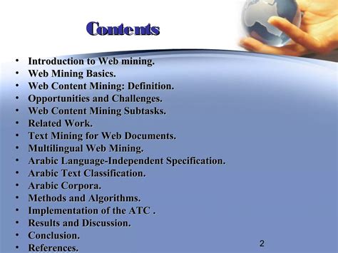 Arabic Text Mining Classification Ppt Web Design And Html Internet