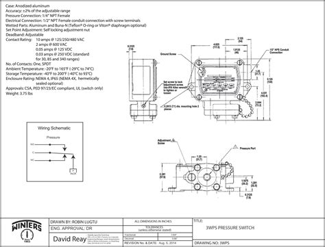 Wiring Pressure Switch Diagram Schema Digital