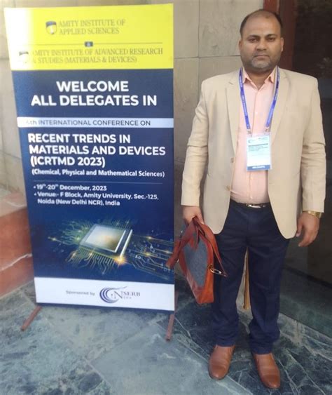 Dr Krishna Kumar Pandey On Linkedin Dear All I Am Very Happy To Share That I Have Presented