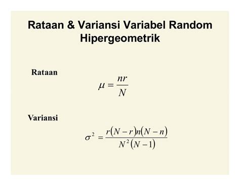 Variabel Random And Distribusi Peluang