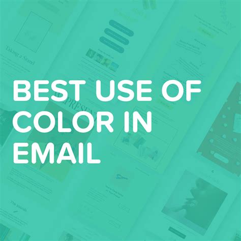 Email Marketing Campaign Marketing Campaigns Color Choices Success Best Work