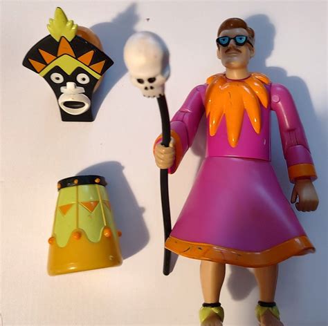 Vintage Cartoon Network Scooby Doo The Witch Doctor 8 Action Figure