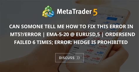 Can Somone Tell Me How To Fix This Error In Mt5error Ema 5 20