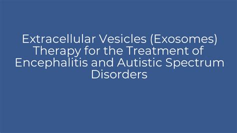 Extracellular Vesicles Exosomes A Primer Age Management Medicine