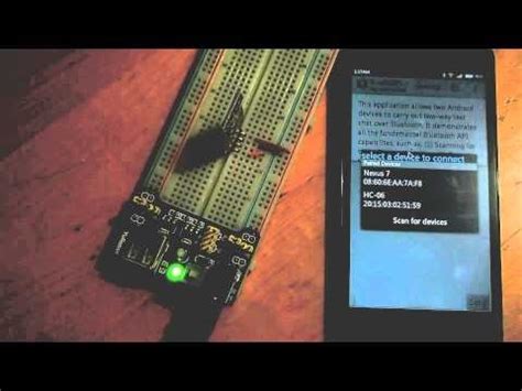 Arduino Er Test HC 06 Bluetooth Module Without Controller Using