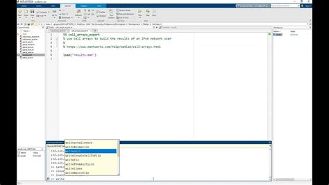 Matab Cell Arrays Export Writecell Fopen Fprintf Fclose Youtube